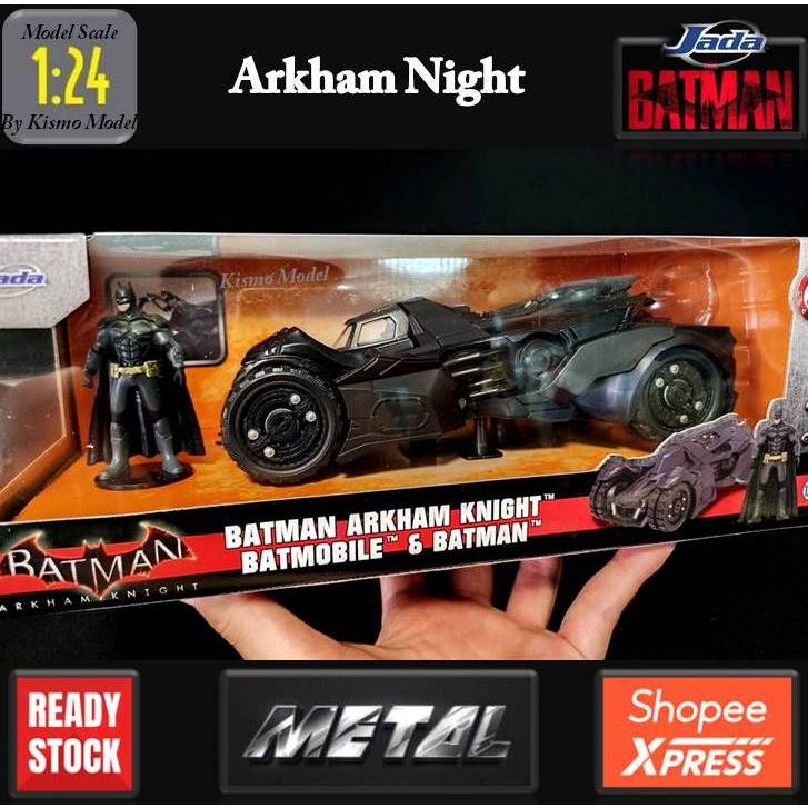 batman Car model Has Batmobile Arkham scale 1:24 1/24 Gift | Shopee ...