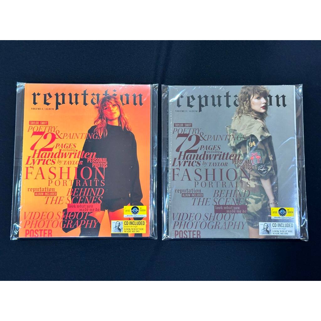 Taylor Swift-Reputation Magazines Edition Vol 1 & 2 Set | Shopee Malaysia