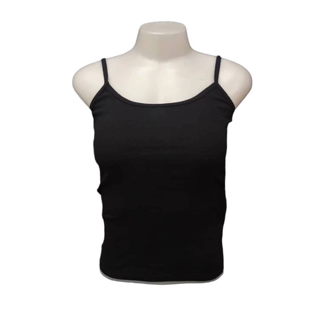 Singlet Perempuan Full Length (Cotton) | Shopee Malaysia