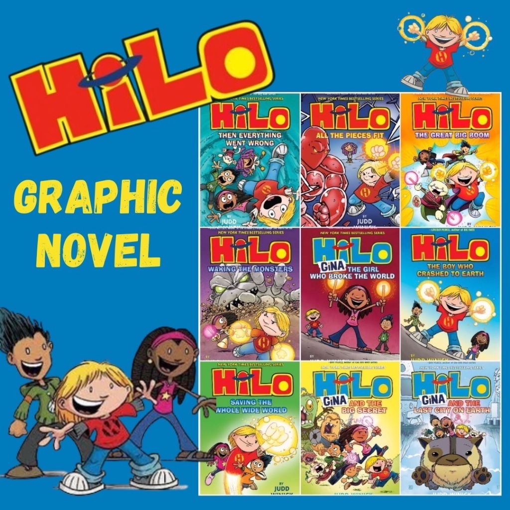Hilo Books Set 9 comic graphic novel Hero English dog man | Shopee Malaysia
