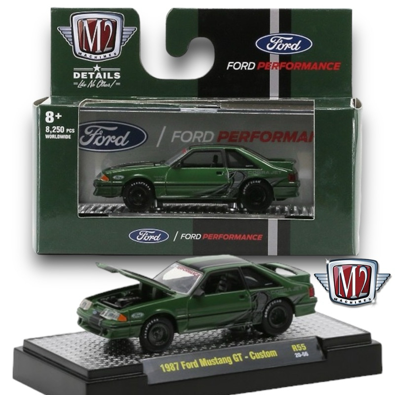 M2 M2 | 1987 Ford Mustang GT-Custom Scale 1:64 | Shopee Malaysia