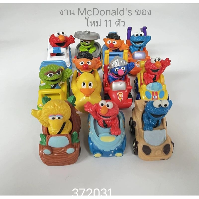 Sesame Street Racers Ernie Big Bird Cookie Monster and Elmo | Shopee ...