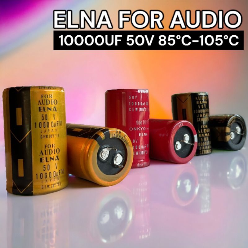 Capacitor ELNA for audio japan 10000uf 50v 85 c | Shopee Malaysia