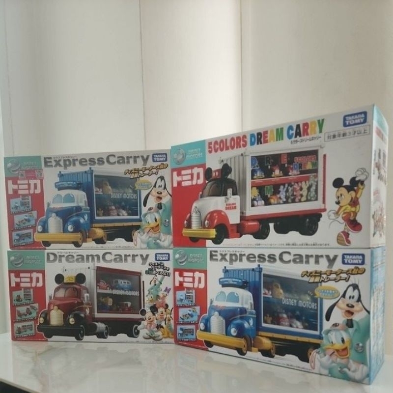 Tomica Disney Motor Truck Trailer/Dream carry/Express/Mickey Goofy Donald | Shopee Malaysia