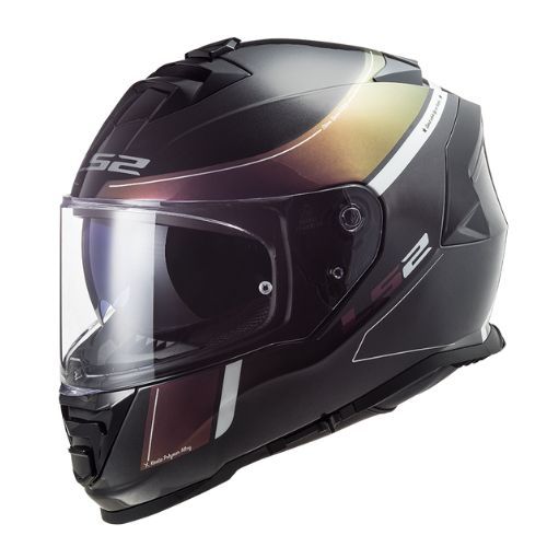 LS2 Helmets-Storm FF800 Velvet Black Rainbow Full Face Helmet | Shopee ...