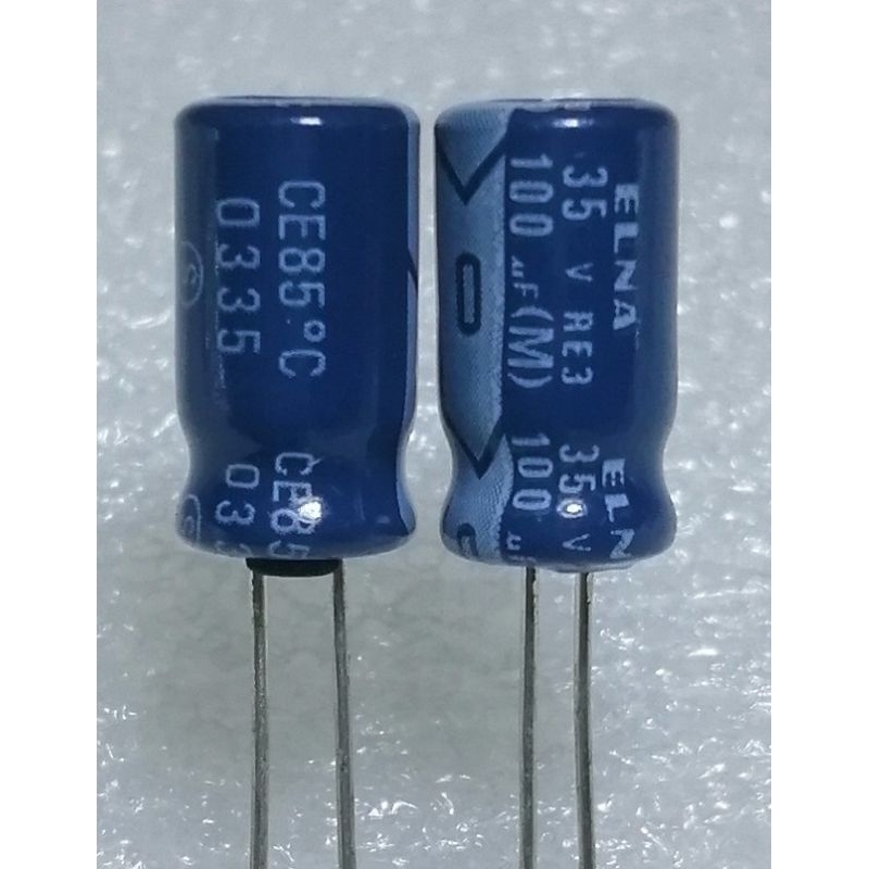 Elna Elna RE3 100uf 35v capacitor capacitor Capasitor | Shopee Malaysia