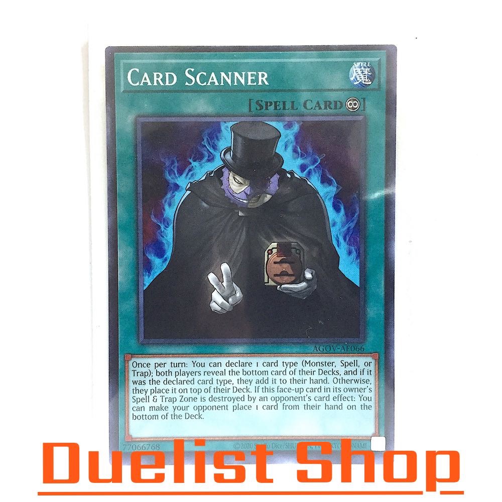 Card Scanner (N) Spell [Continuous] AGOV-AE066 Yukio Set (Yu-Gi-Oh ...