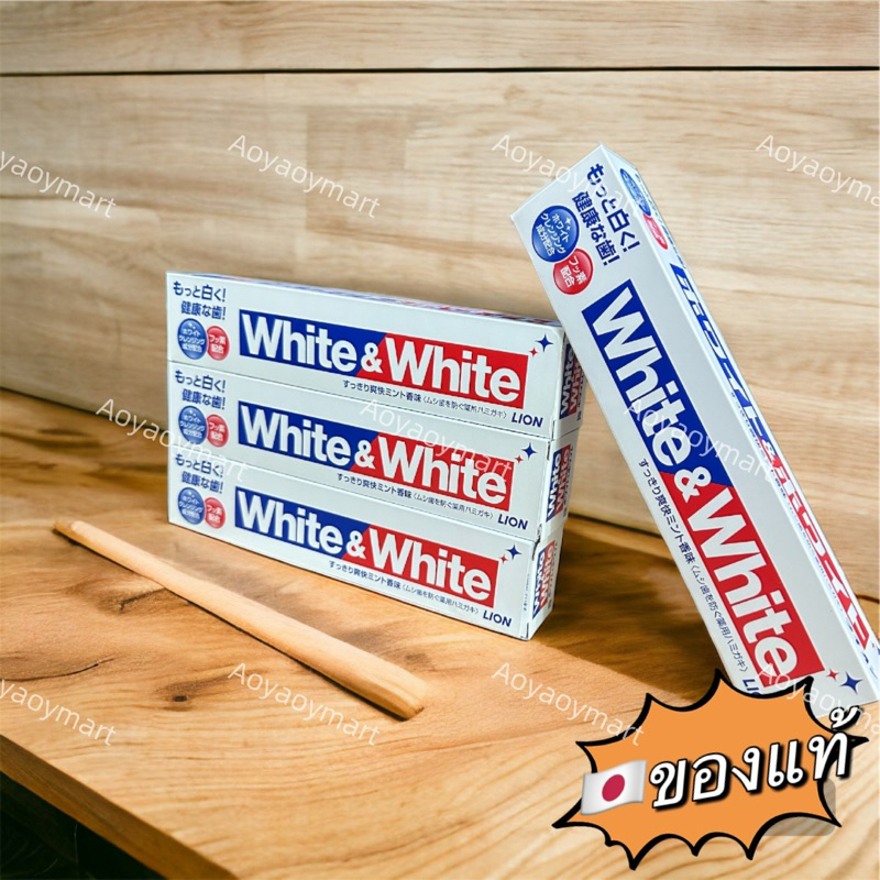 Authentic Japan LION White & Toothpaste 150g Whitening Formula ...