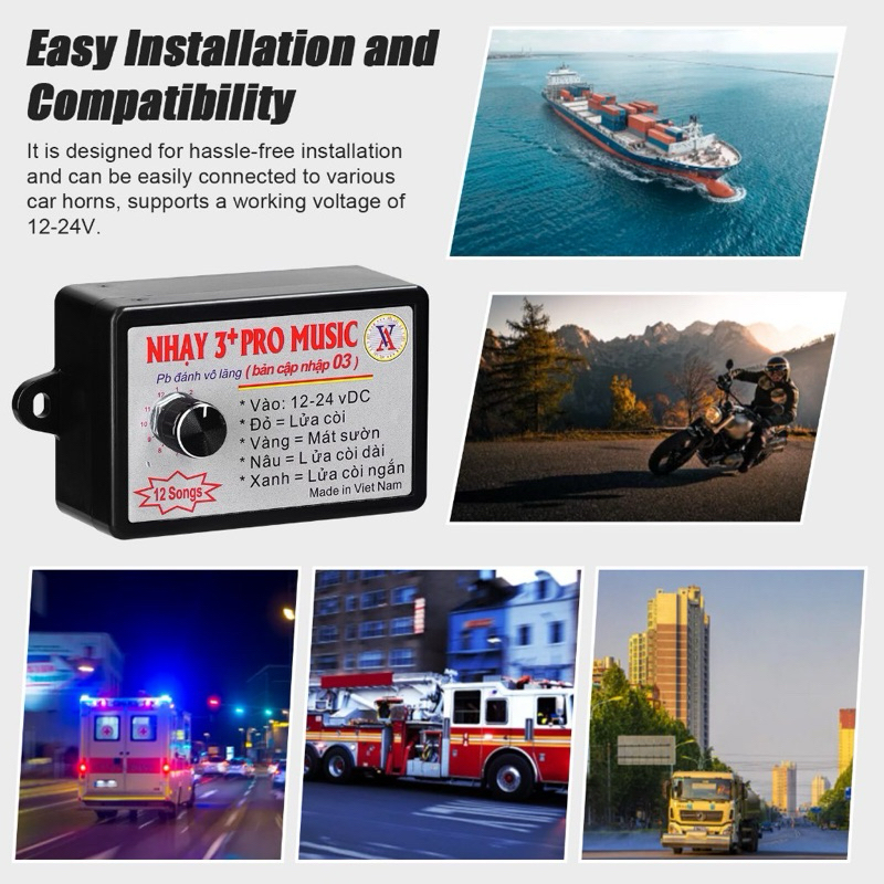 Sound Control Horn Box 12 Types Of Electric (3 Box) | Shopee Malaysia