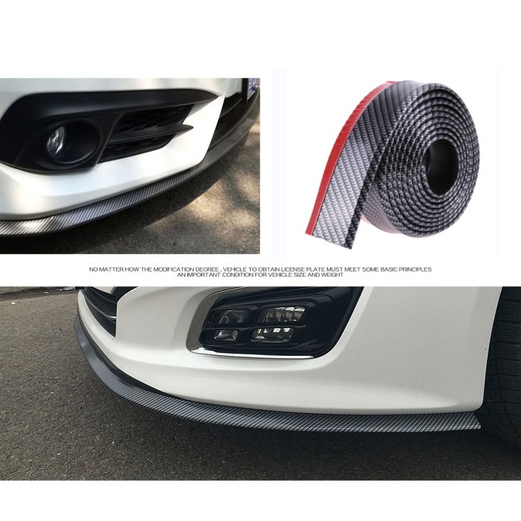 Tongue Skrit Front Lip Skirt Rubber Bumper Length 2.5 Meters Japanese ...