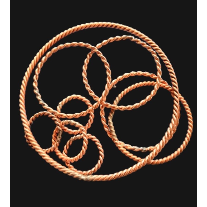 Tensor Ring 443 MHz Frequency Pure Copper Spiral Pattern Welding (Yes ...