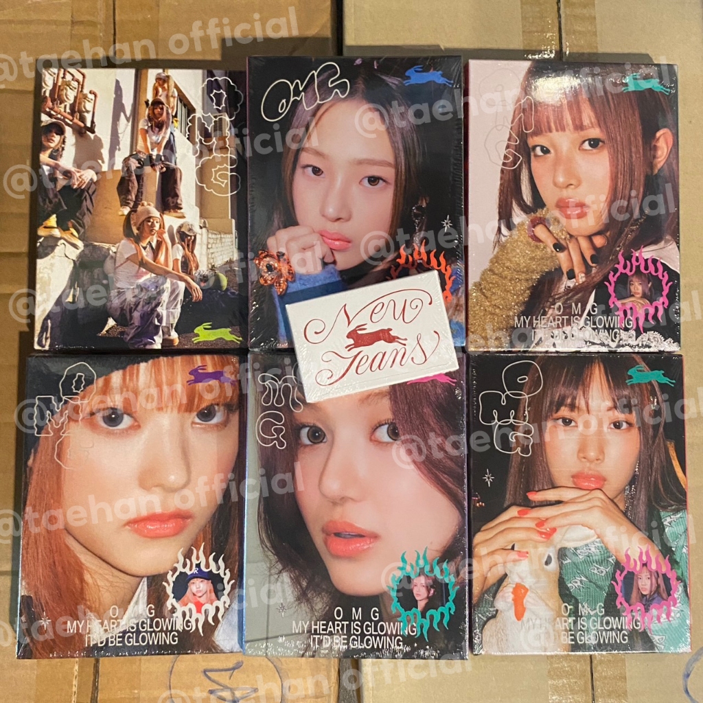 SHOPEE LIVE All Cover [NewJeans/NJZ] Album'omg' [Message Card/Ver.] | Shopee Malaysia