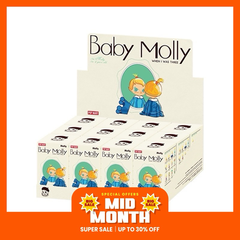 Popmart Art toy Baby Molly When I was Three (Secret Win) | Shopee Malaysia
