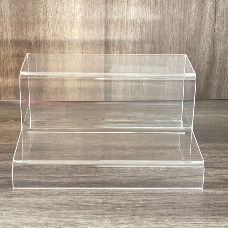 Product Display Shelf-Model Acrylic Step Shape 2 Layers 20 Centimeters ...