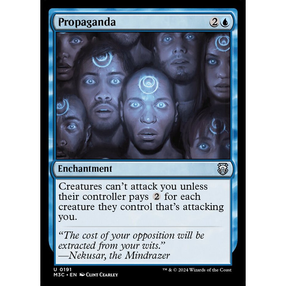Propaganda Card Magic The Gathering From Modern Horizons 3 Commander ...