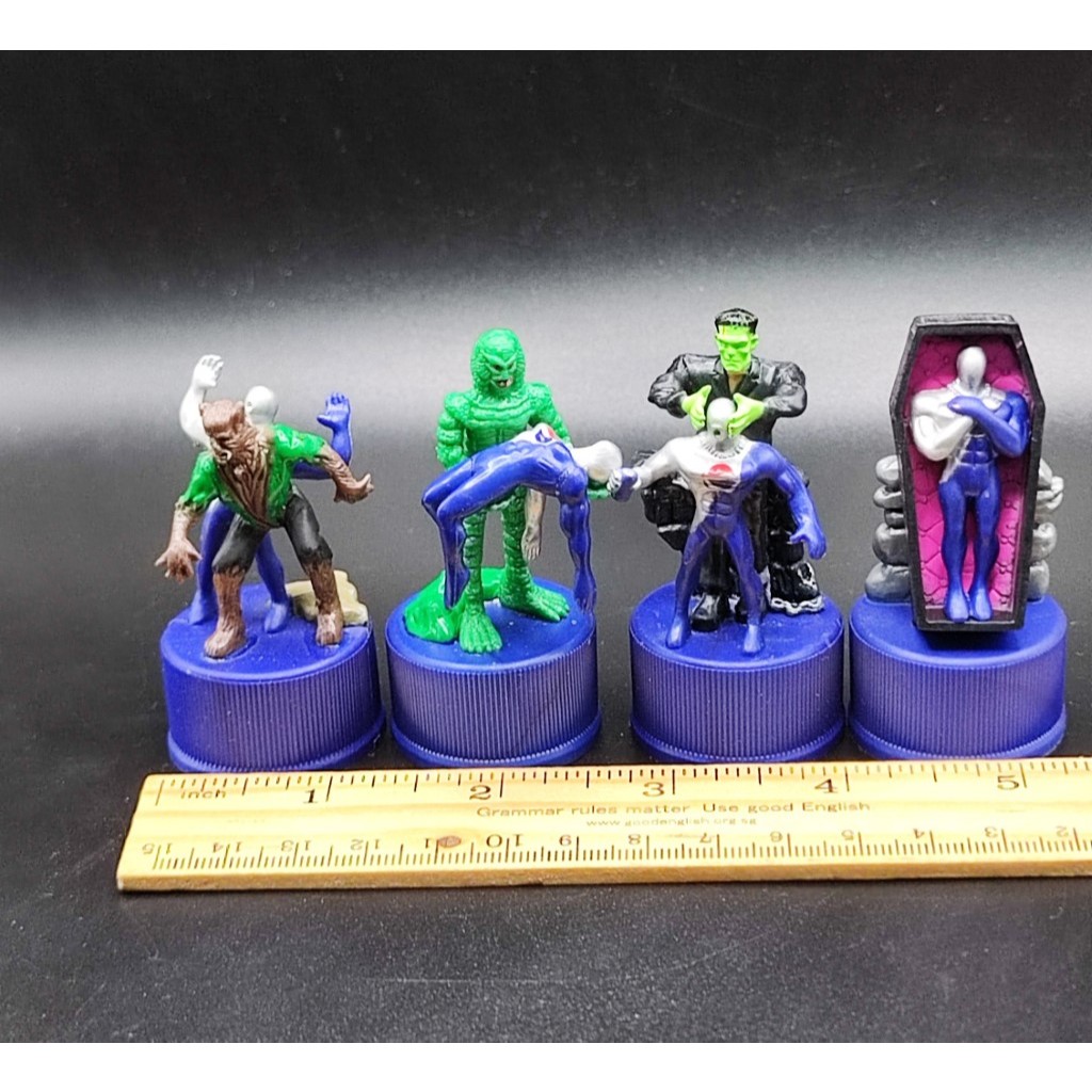 PEPSI PepsiMan bottle cap figure Monster series FRANKENSTEIN COFFIN ...