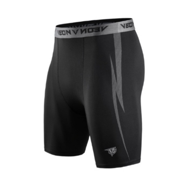 Compression Pants Short Black White Veidorn | Shopee Malaysia