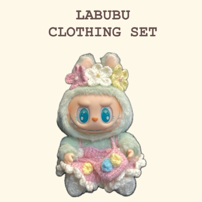 Labubu Dress Flower Princess Can Fit Both v1/v2 | Shopee Malaysia