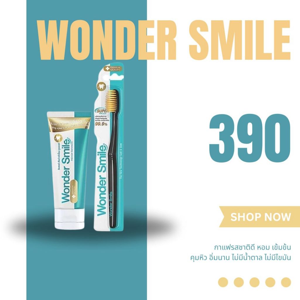 Wonder Smile Toothpaste White Teeth Plaque Stains Limestone Fresh ...