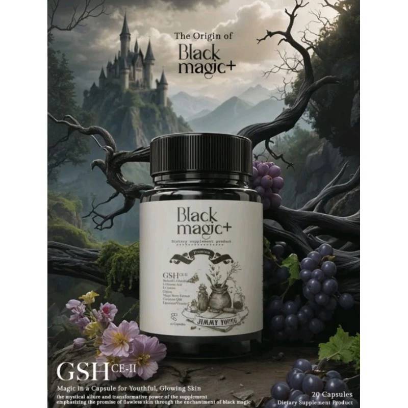 Glutathione Black Magic Invisible Formula Helps Skin Smooth Soft Aura ...