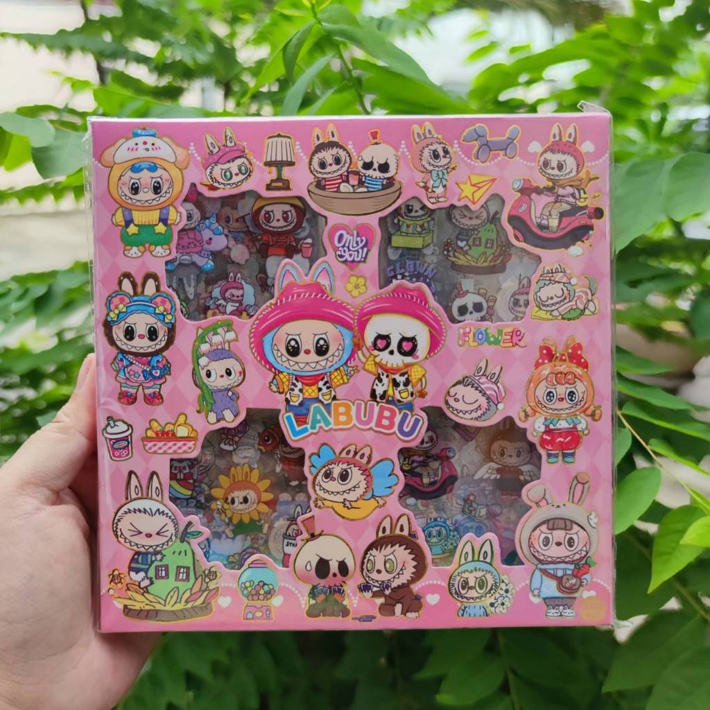 Sticker LABUBU Small Box 96pcs Sent From Thailand | Shopee Malaysia