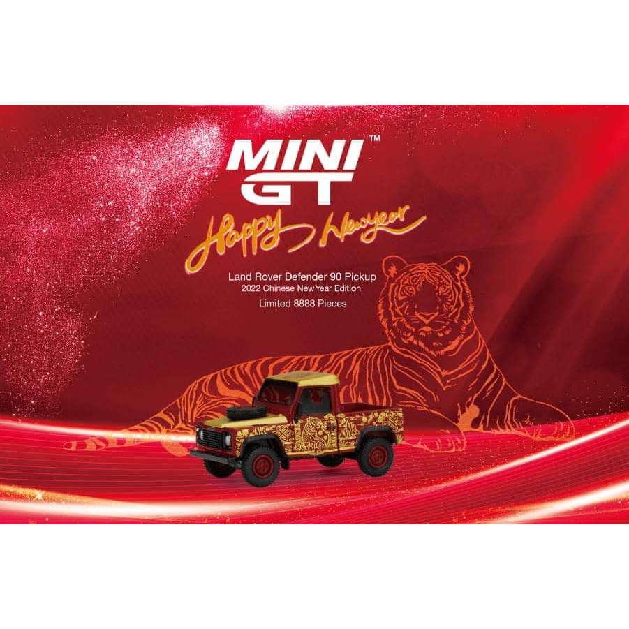 MiniGT No. 330 Land Rover Defender 90 Pickup 2022 Chinese New Year ...