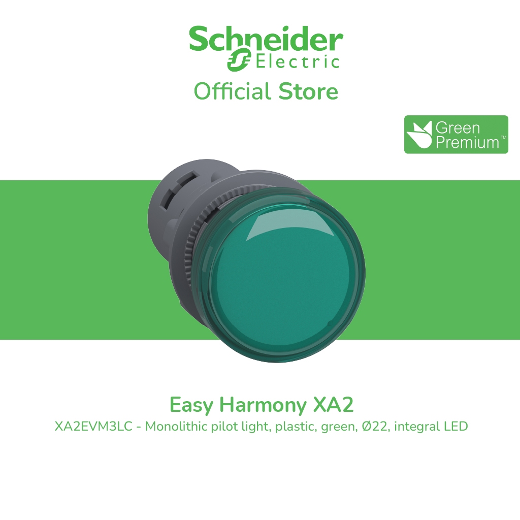 Schneider Electric Easy Harmoni XA2E Monolithic pilot light plastic ...