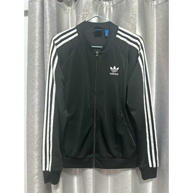 Adidas Original Jacket Black And White Stripes Very Beautiful Work ...