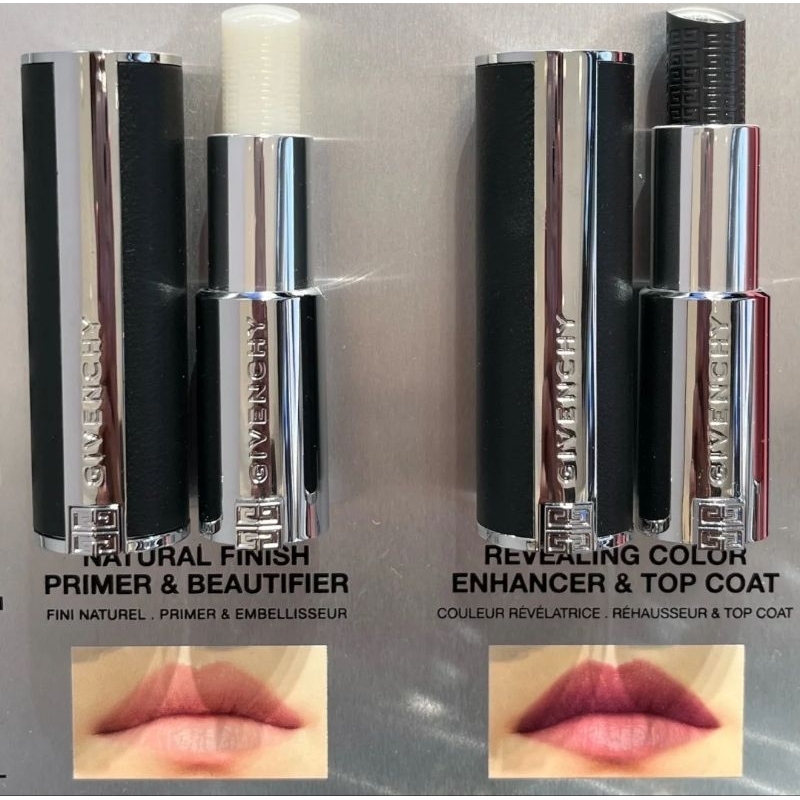 Le Rouge Interdit Baume White-Black Lip Balm From Givenchy. Black Color ...