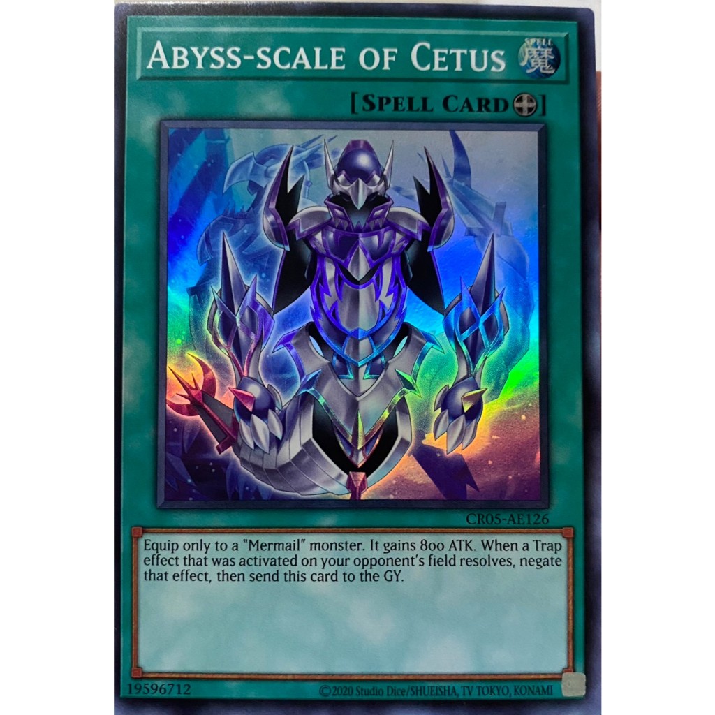 Yugioh Asia-Eng [CR05-AE126] Abyss-scale of Cetus (Super Rare ...