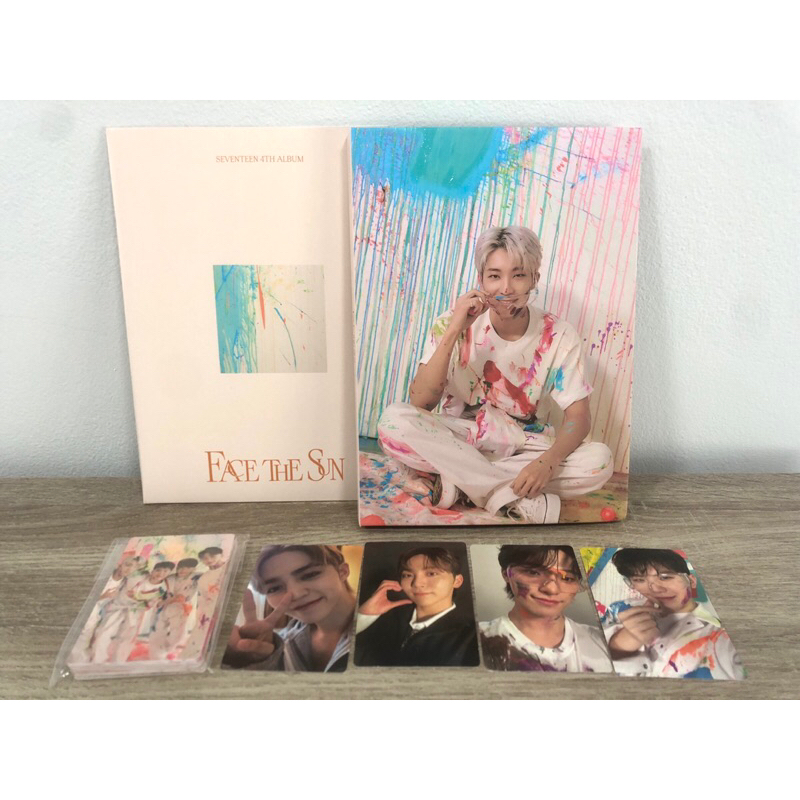 SEVENTEEN 4TH ALBUM Face The Sun CARAT ver. wonwoo Sheep | Shopee Malaysia