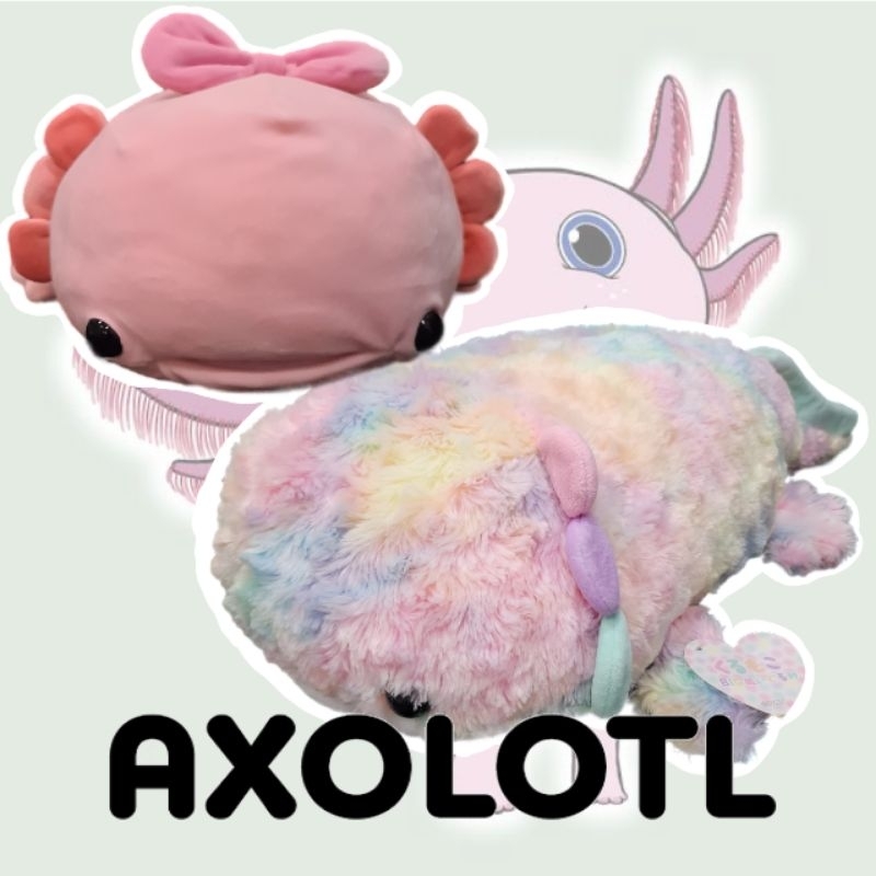 Salamander Axolotl Karameru Uparupa Marshmallow Doll Meat Original ...
