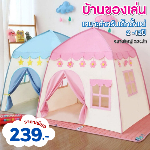 Children's Tent Toy House Ball Foldable With Cute Extras For Kids ...