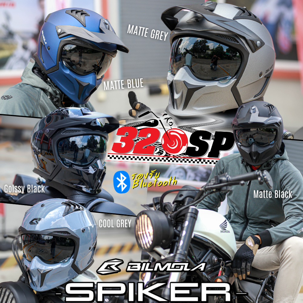 BILMOLA SPIKER Helmet | Removable Chin Fast Delivery!!! | Shopee Malaysia