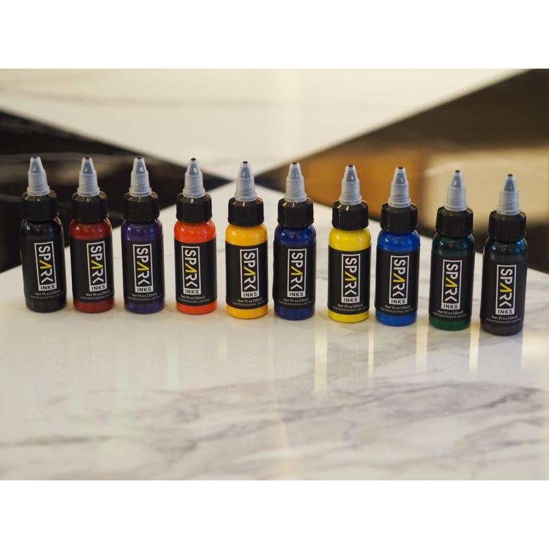 Ink For SPARK INKS Tattoo Beautiful Color Size 30 ml. | Shopee Malaysia