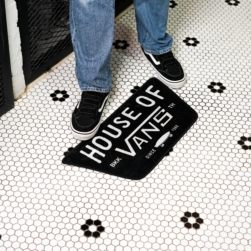 Alas_TH Floor Mat House Of Vans Logo (60cm x 30cm) Room Decoration ...