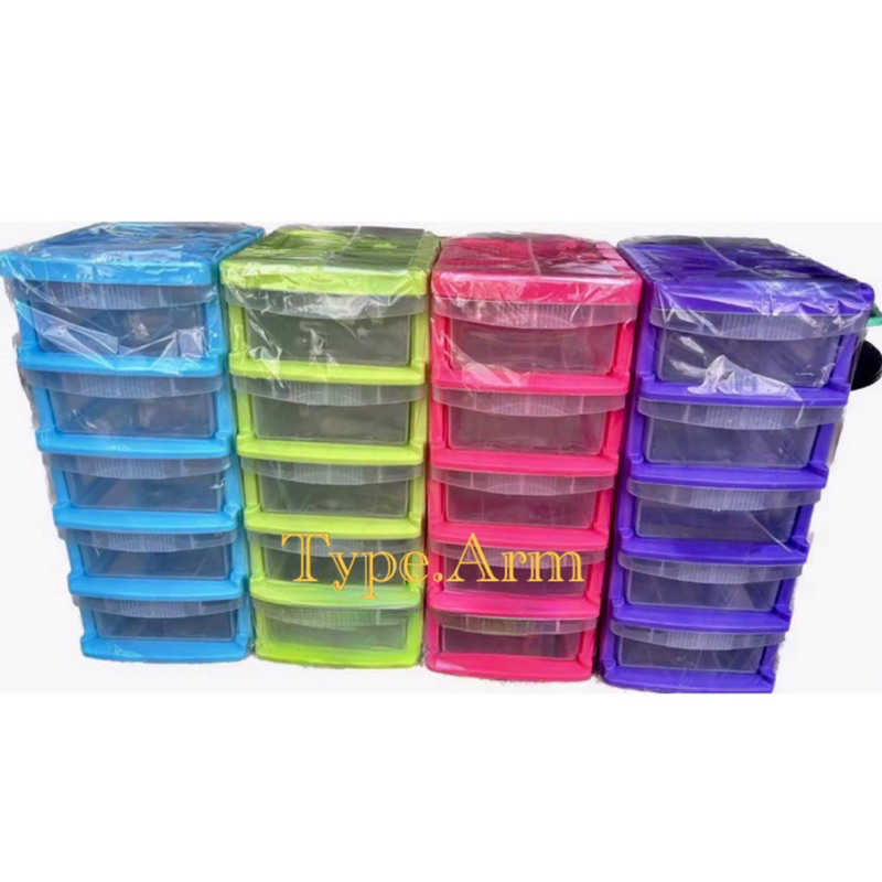 5 Tier A Transparent Plastic Drawer (Dismantleable) | Shopee Malaysia