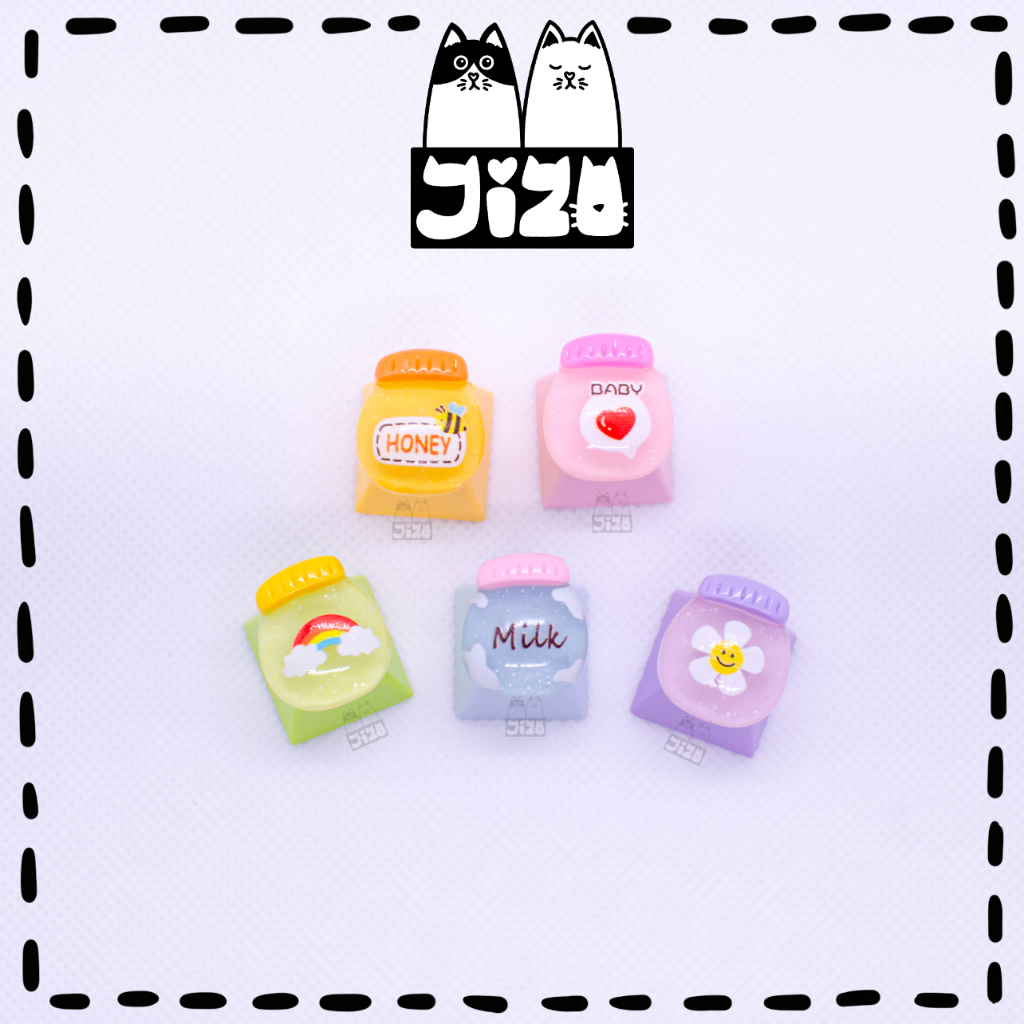 Keycap Jar Keyboard Cute (With Free Gifts While The Last!!) | Shopee ...