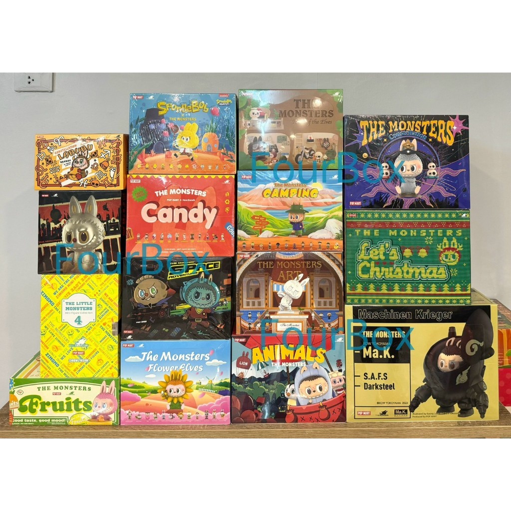 Monsters Labubu Boxset Style From Popmart Camp Genuine Copyright ...