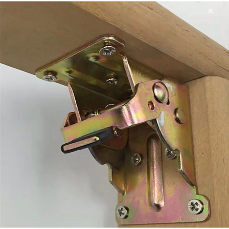 90 Degree Self-Locking Folding Hinge Table Leg Chair Brackets Self ...