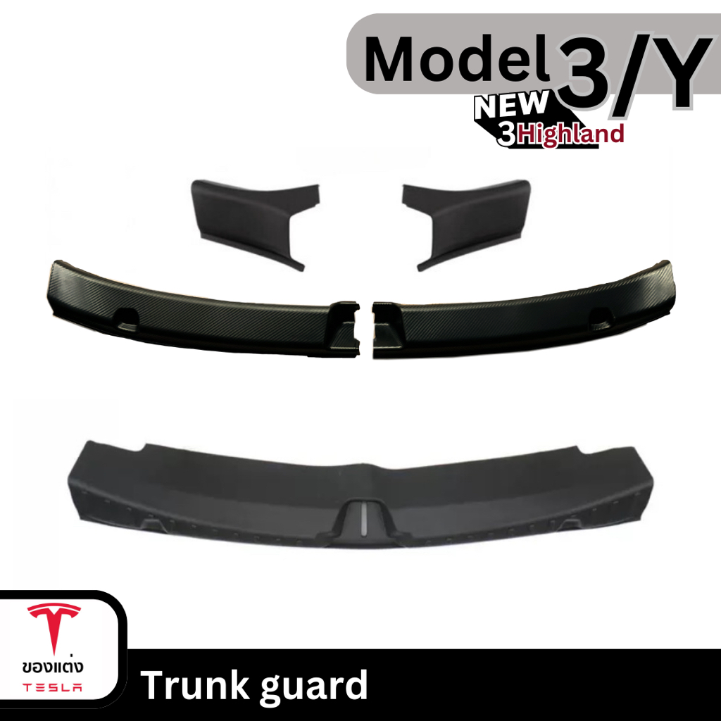 Plastic Trunk Protector guard-Tesla model3Highland/Y | Shopee Malaysia