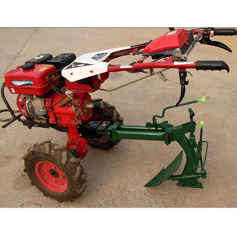 Small Bilateral Cast Iron Tractor Micro-Plow Manganese Steel Tiller ...