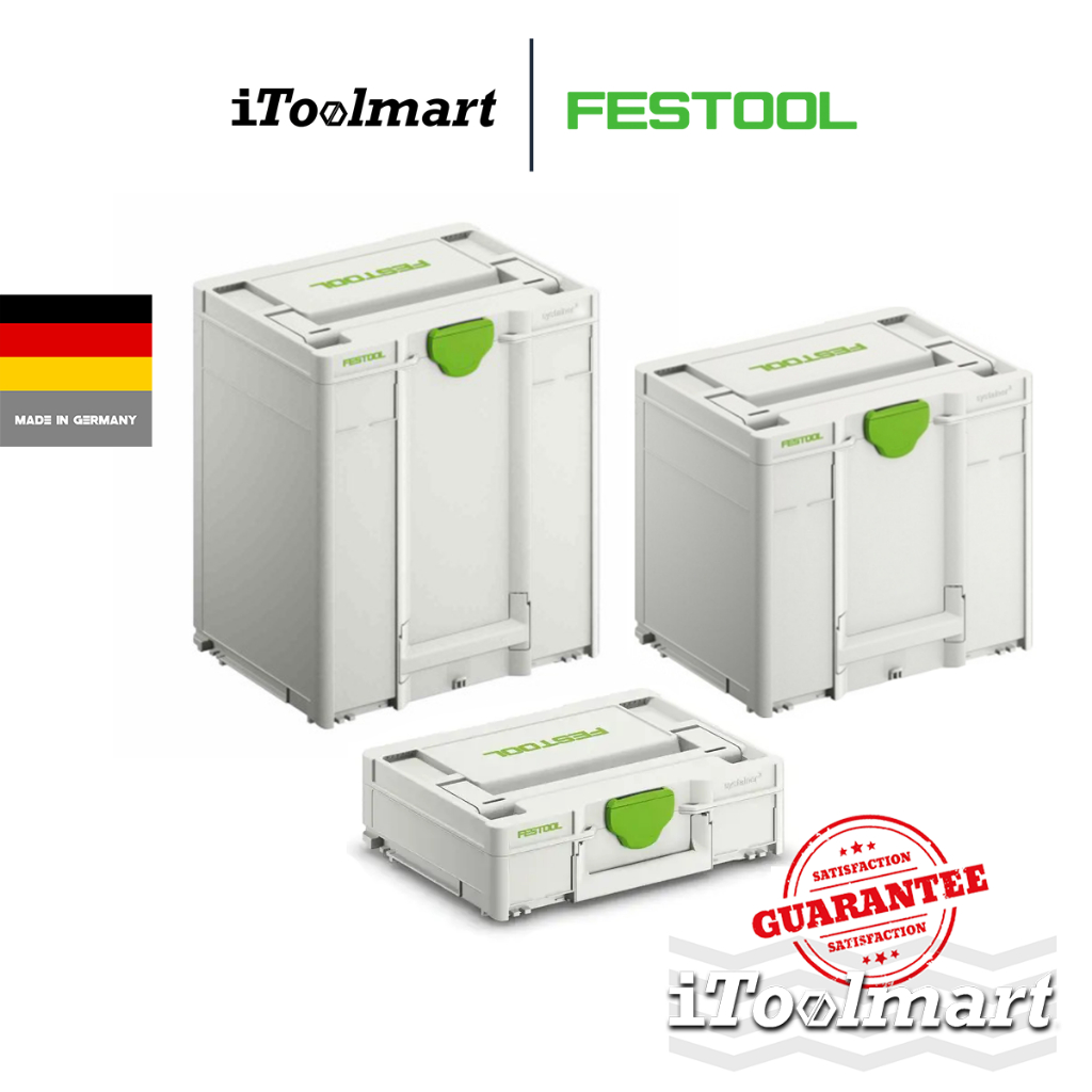 FESTOOL Tools Box SYSTAINERS SYS3 M/SYS3 L Available Models. | Shopee ...