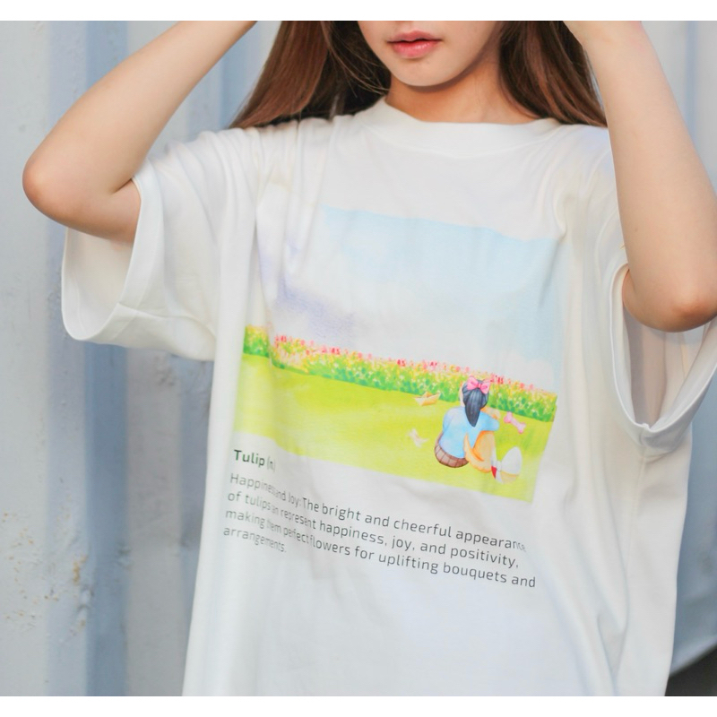 oversize t-shirt no bra | Nobra Premium Cotton Fabric Thick Extra Large Screen Pattern ...