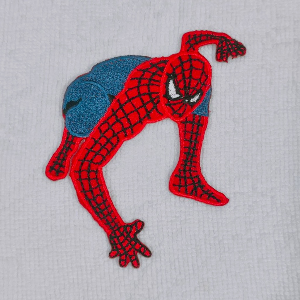 Cartoon Spider Man Iron on Patch Spiderman Sticker Shirt Stickers ...