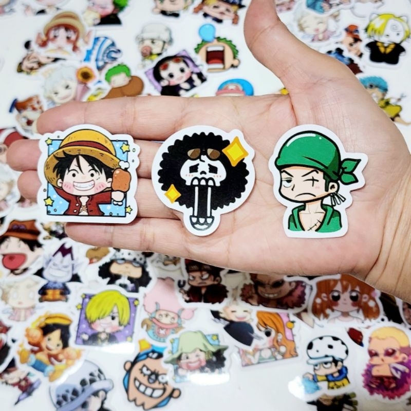 One Piece Sticker Cartoon Luffy Small (102pcs) | Shopee Malaysia