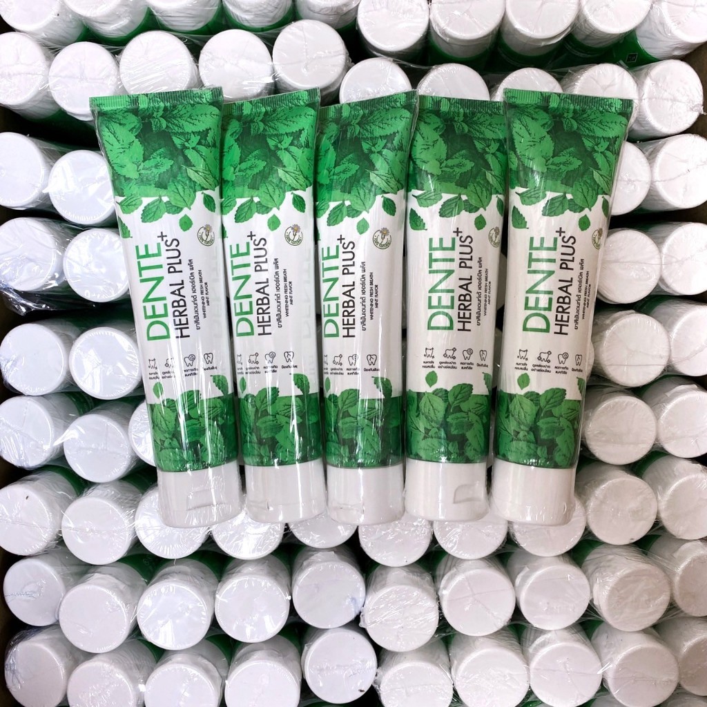 Dante 5 Tubes Of DENTE Toothpaste Peppermint Formula Reduce Bad Breath ...