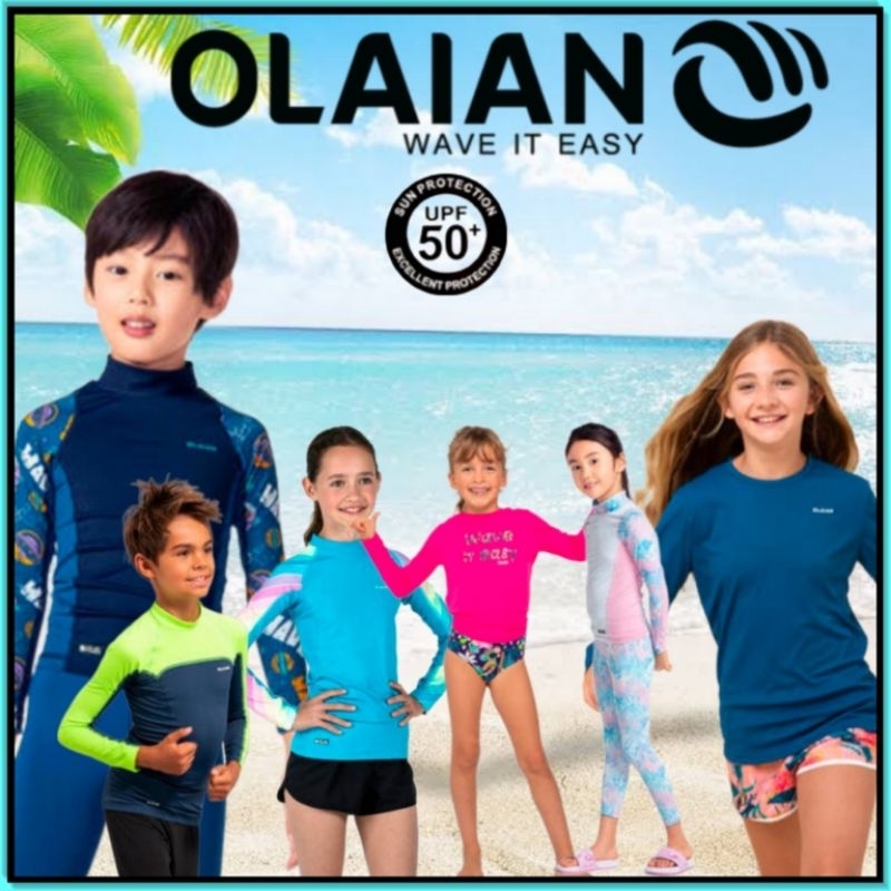 Uv Jacket Olaian Beach Walking Shirt Model 500L For Kids Men Women ...