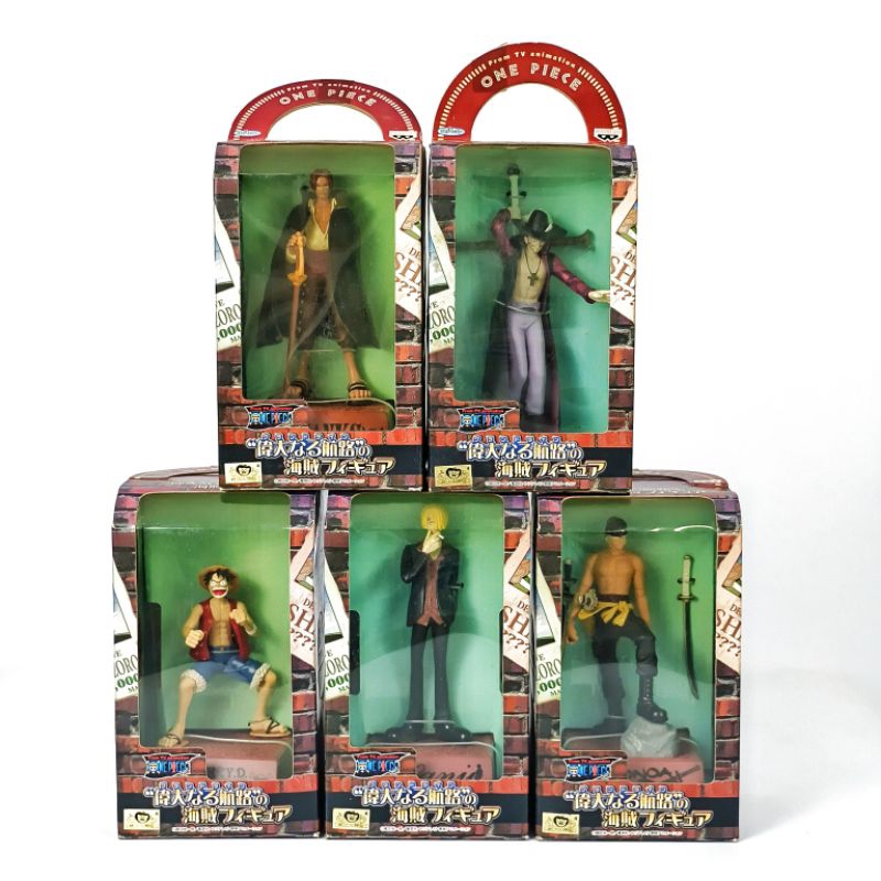 One Piece Great Voyage Pirate Figures Complete Set Of 5 Box Luffy Sanji ...