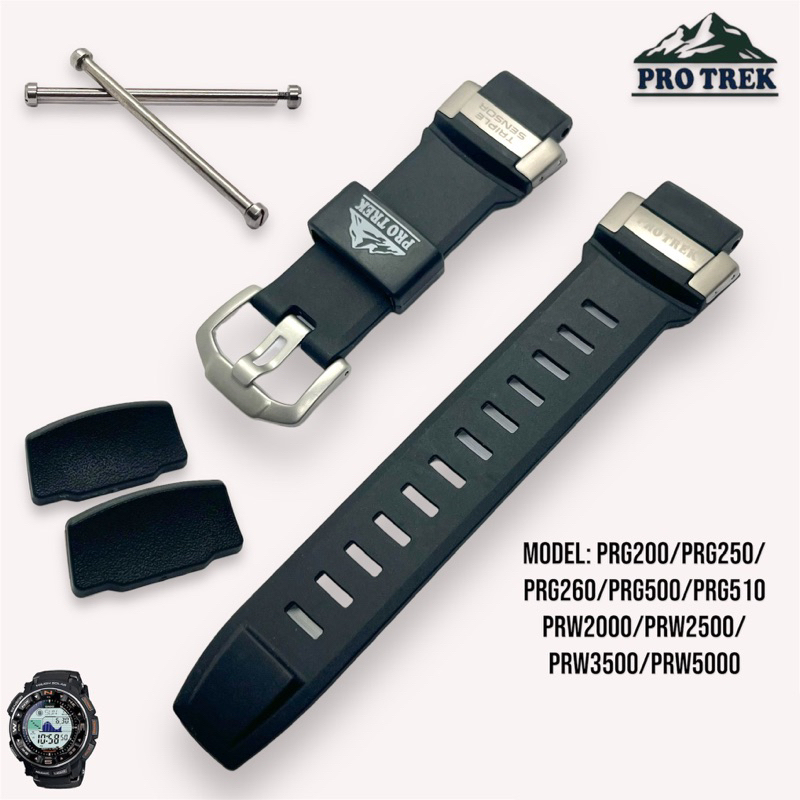 Genuine replacement Casio Watch Band/Strap ProTrek PRG-200 PRG-250 PRG ...